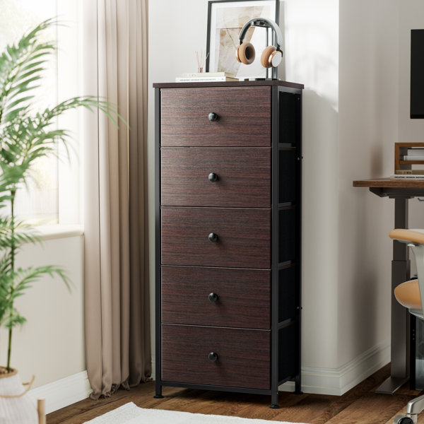 Ebern Designs Ojaswi 5-Drawer Dresser, Chest of drawers, Bedroom ...