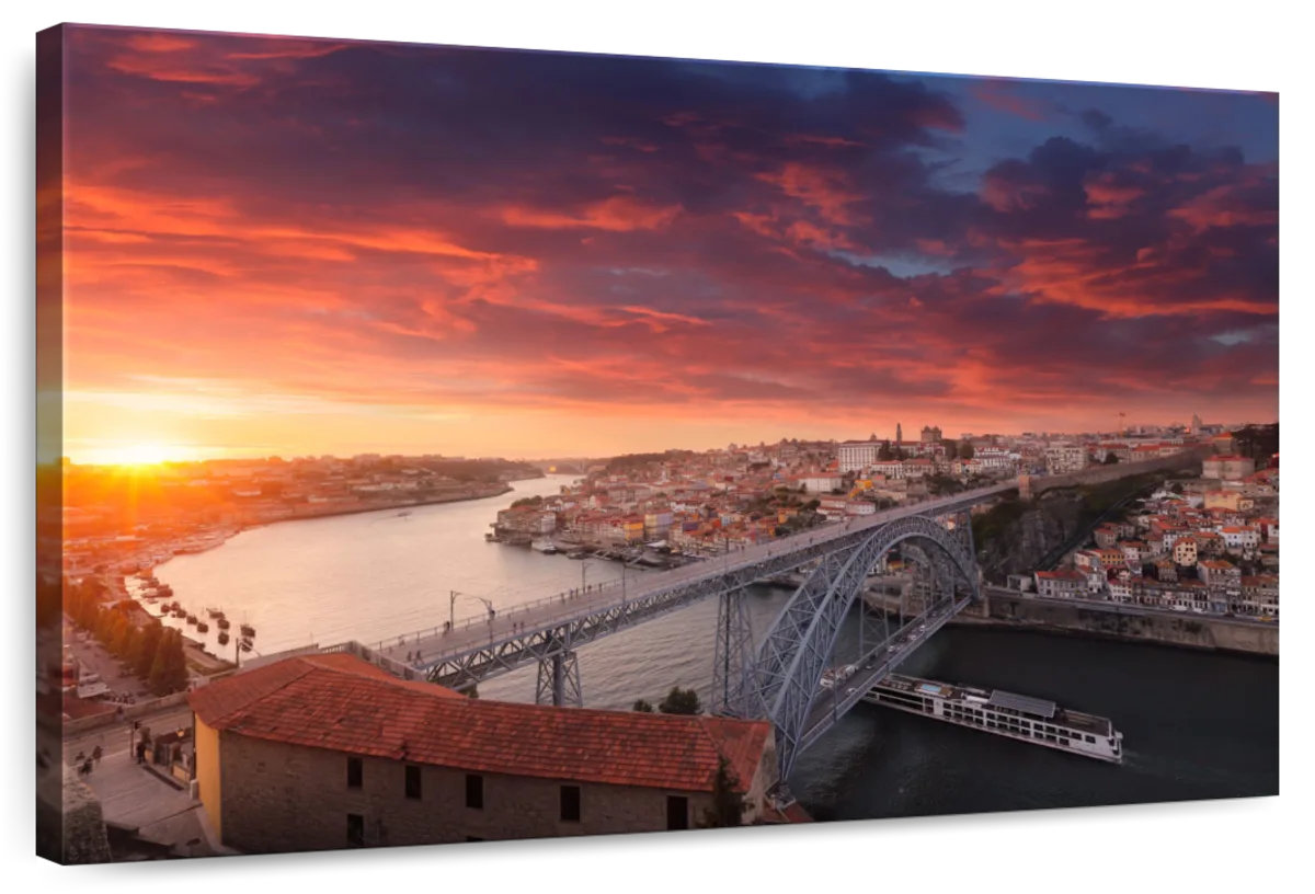 Elephant Stock Porto Red Sunset Sky | Wayfair