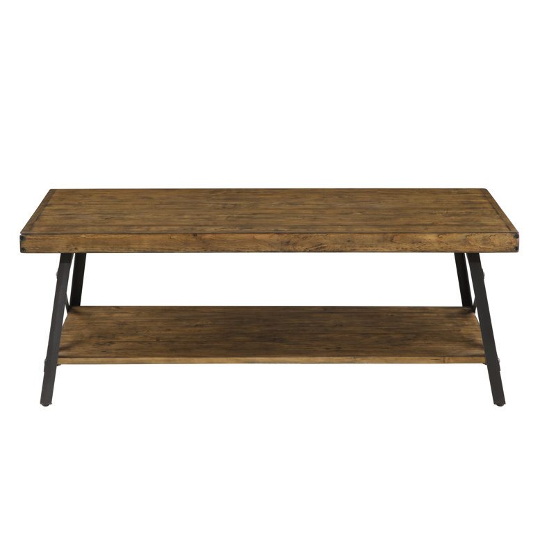 Gracie Oaks Modern Brown Coffee Table | Wayfair
