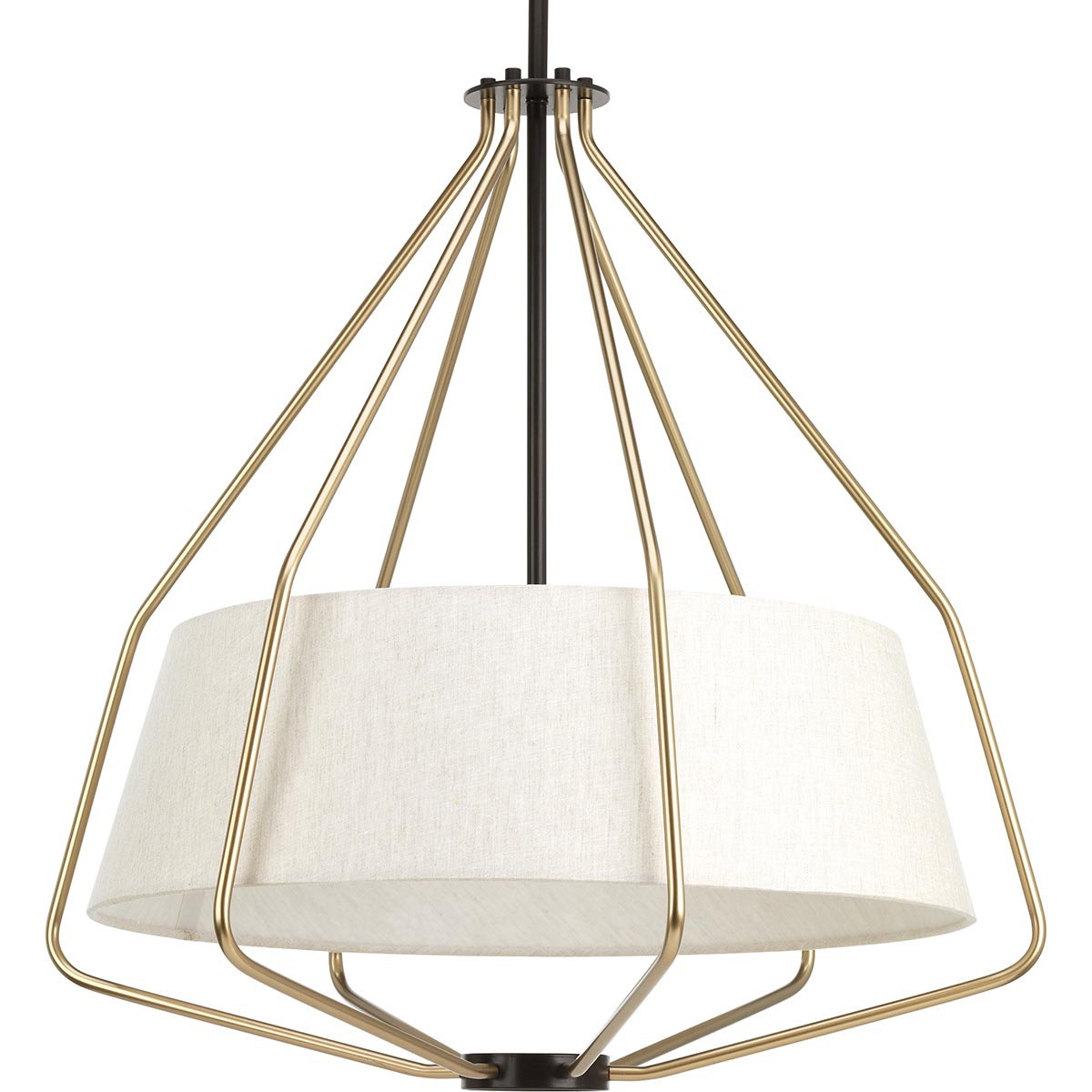 Ivy Bronx Geib 3 - Light Dimmable Geometric Chandelier | Wayfair