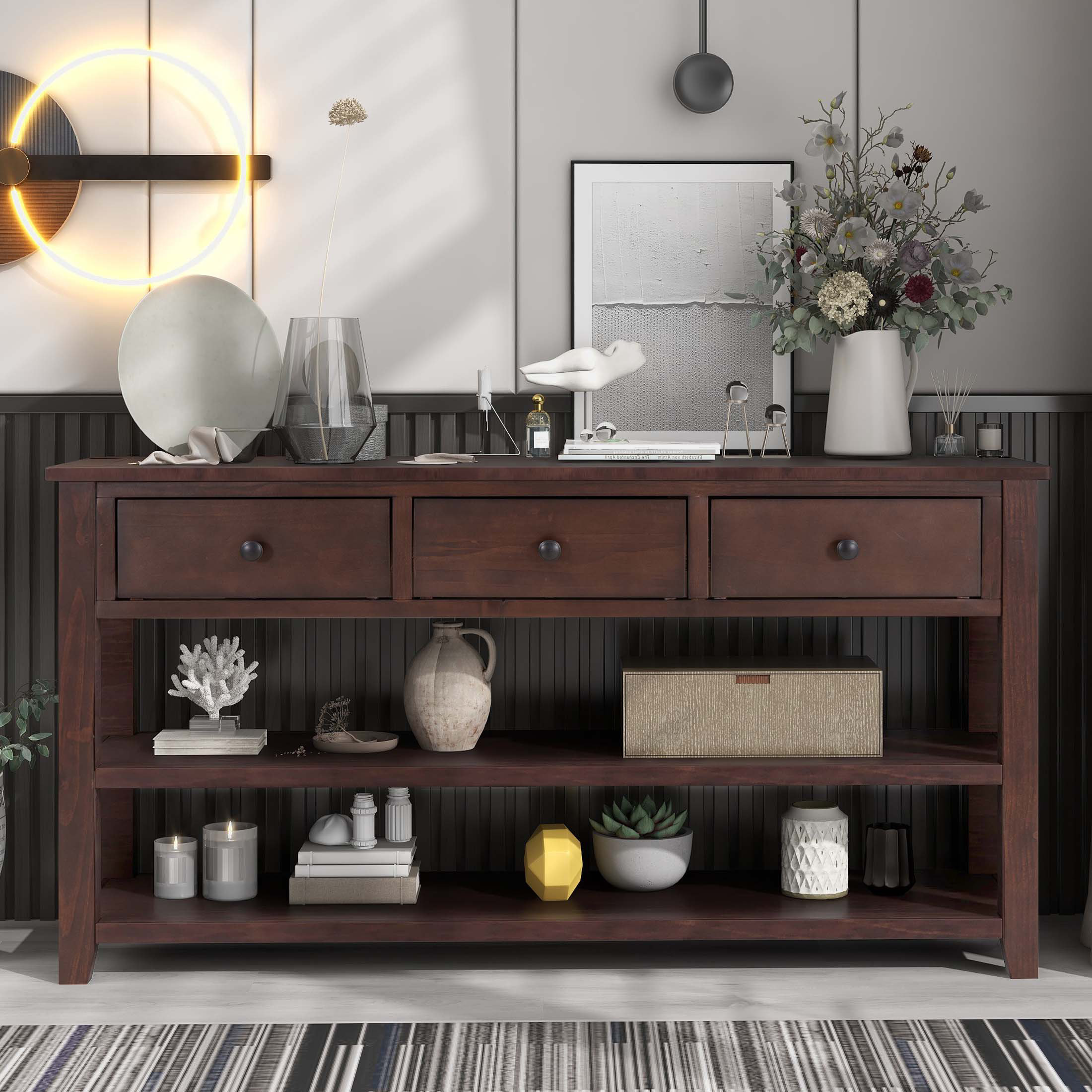 Lark Manor™ Calistro 50.00'' Console Table | Wayfair