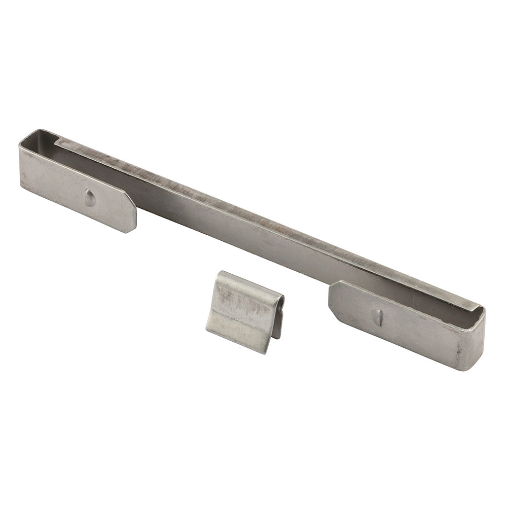 Prime-Line 4 in., Stainless Steel, Louver Glass Security Clips | Wayfair