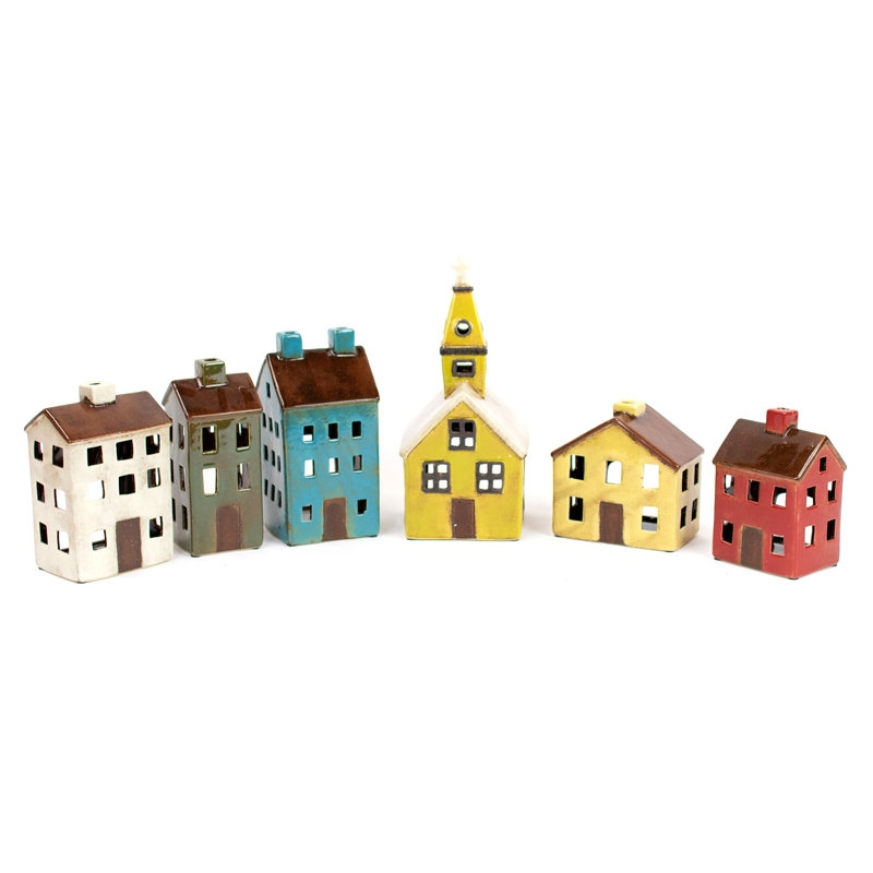 The Holiday Aisle® 6 Piece Village Set & Reviews | Birch Lane