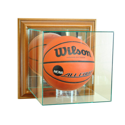 Perfect Cases And Frames 15'' W 11'' D Basketball Glass Ball / Puck ...