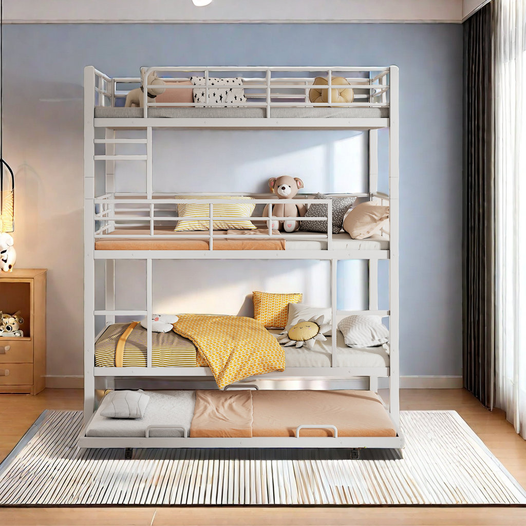 Isabelle & Max™ Angeleta Kids Twin Bunk Bed with Trundle | Wayfair