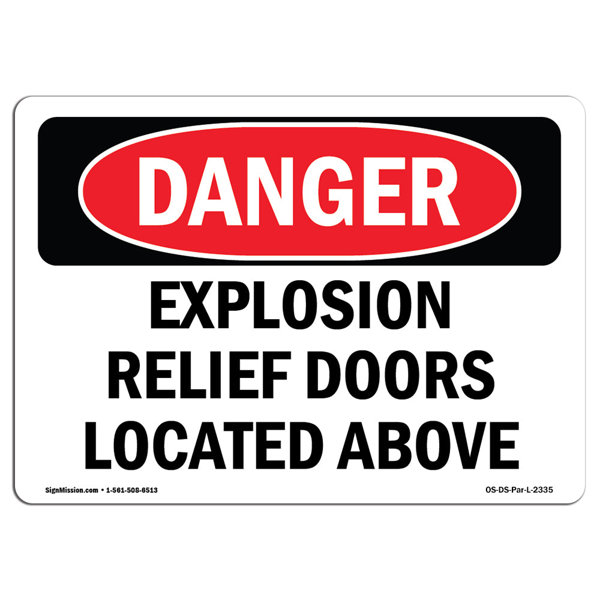 SignMission Explosion Relief Doors Located Above Sign - Wayfair Canada