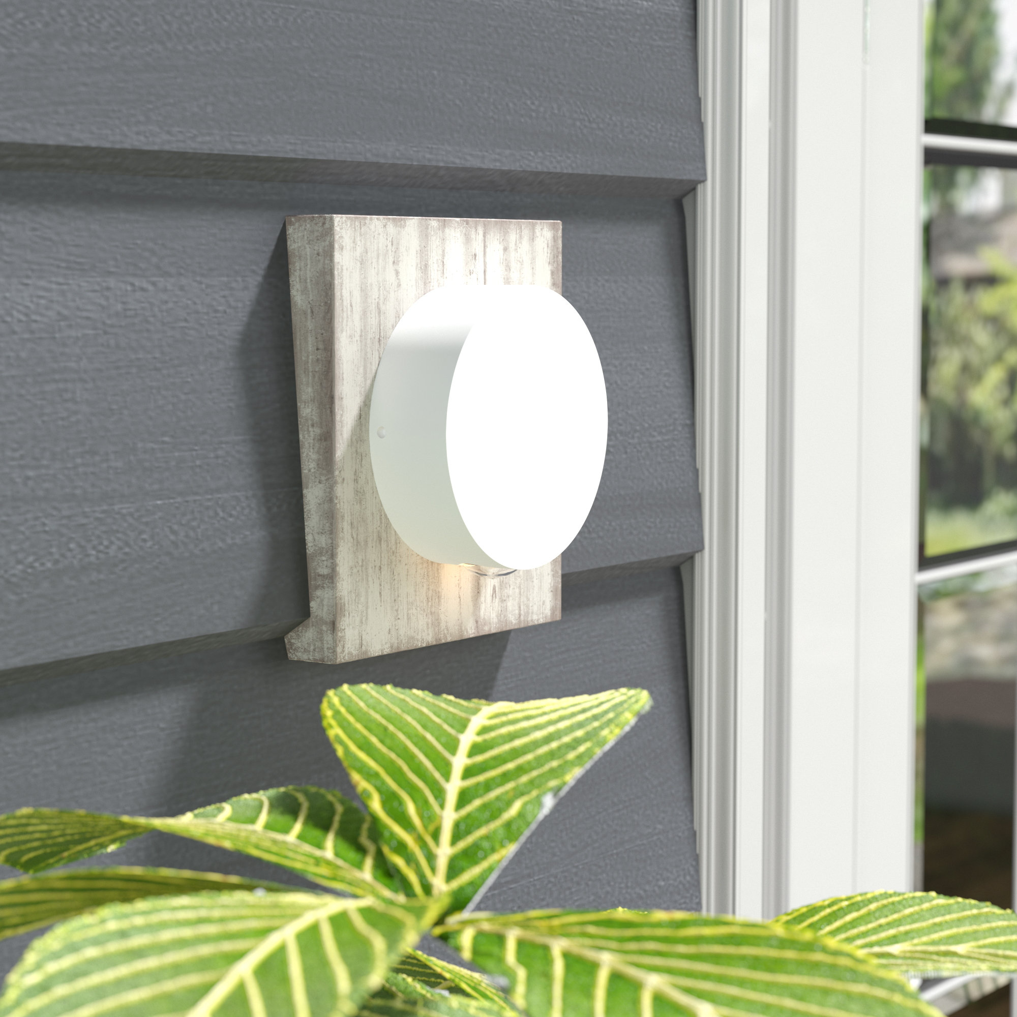 Wade Logan® Azral LED Outdoor Flush Mount | Wayfair