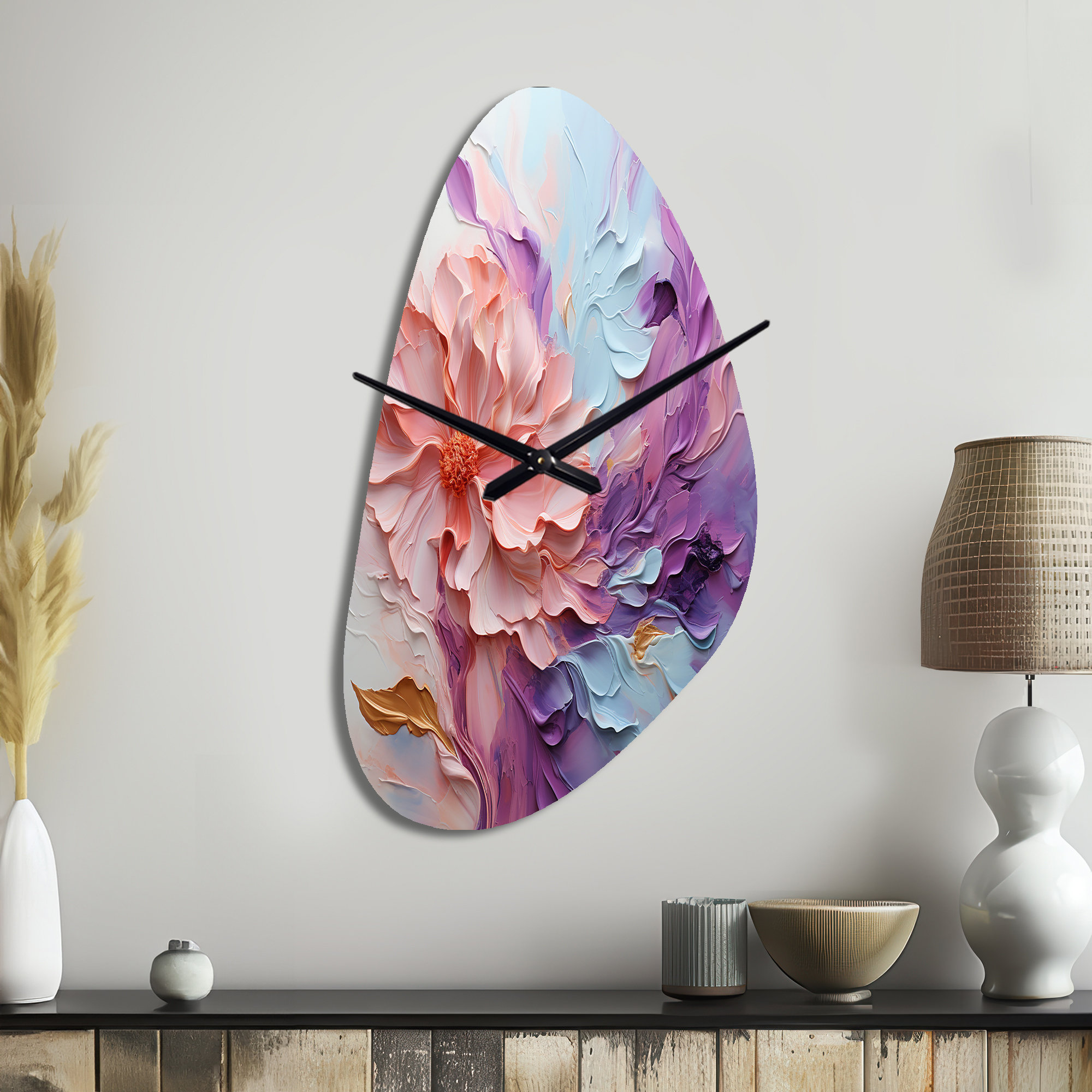 Design Art Whirling Dreamscape - Abstract Spirals Asymmetrical Metal ...