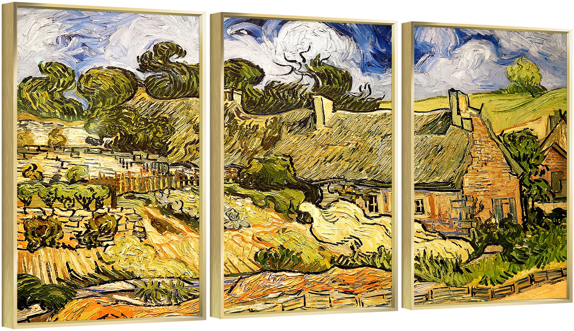 Vault W Artwork Van Gogh Wall Art by Vincent Van Gogh - 3 Piece Picture ...