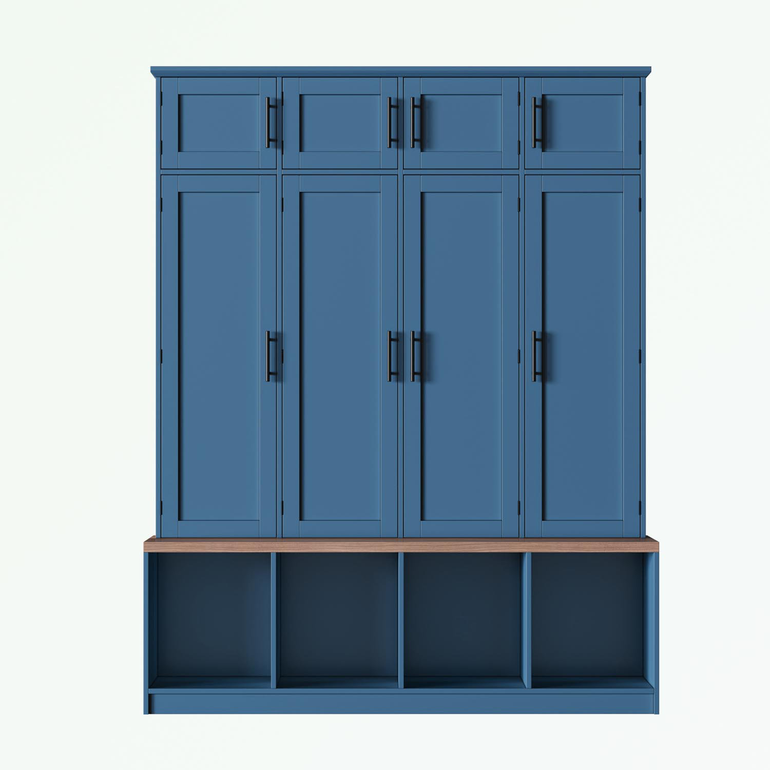 Hokku Designs Hall Tree with 4 Hidden Hanging Hooks, Seating Bench and ...