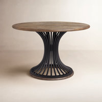 Farmhouse & Rustic Round Dining Tables | Birch Lane