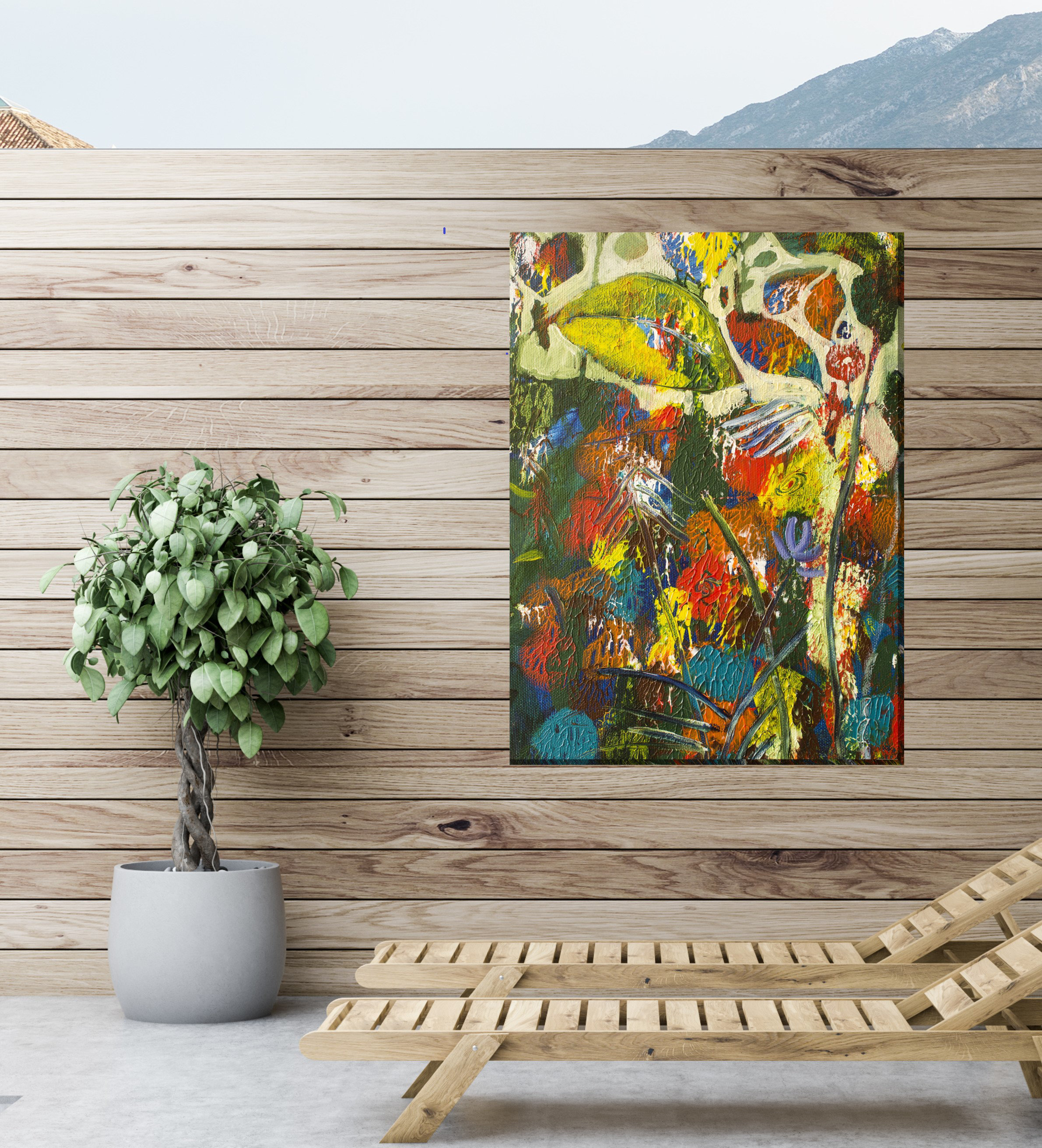 Wildon Home® Beonica Bawdy Botanicals Outdoor Wall Canvas Art | Wayfair