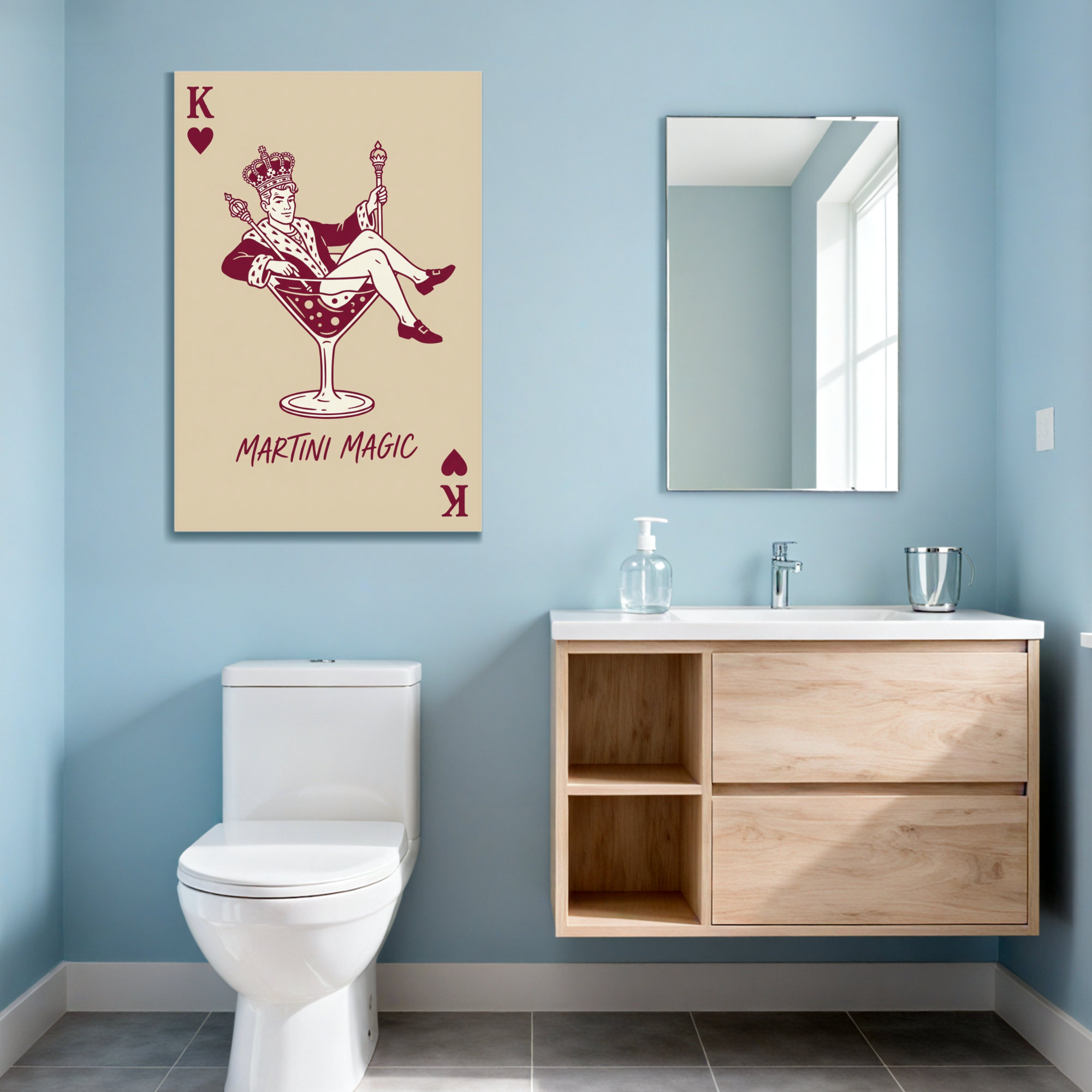 George Oliver Fashion King Of Hearts In Martini Glass | Wayfair