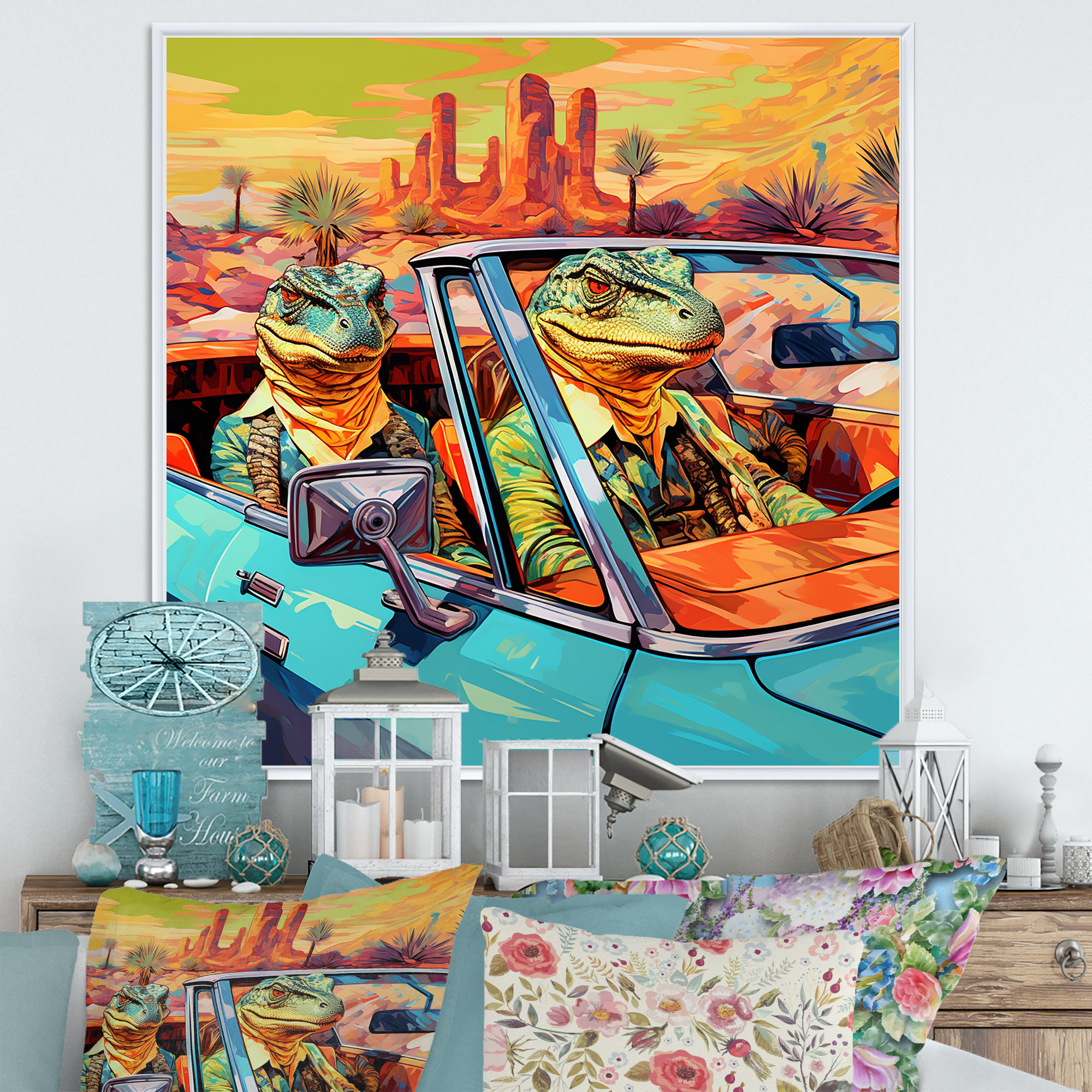 Trinx Reptile Riders Alligator And Lizards In Motion - Crocodile Animal ...