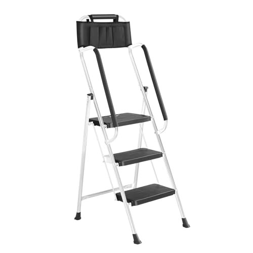 WFX Utility™ 3 - Step Steel Folding Step Ladder | Wayfair