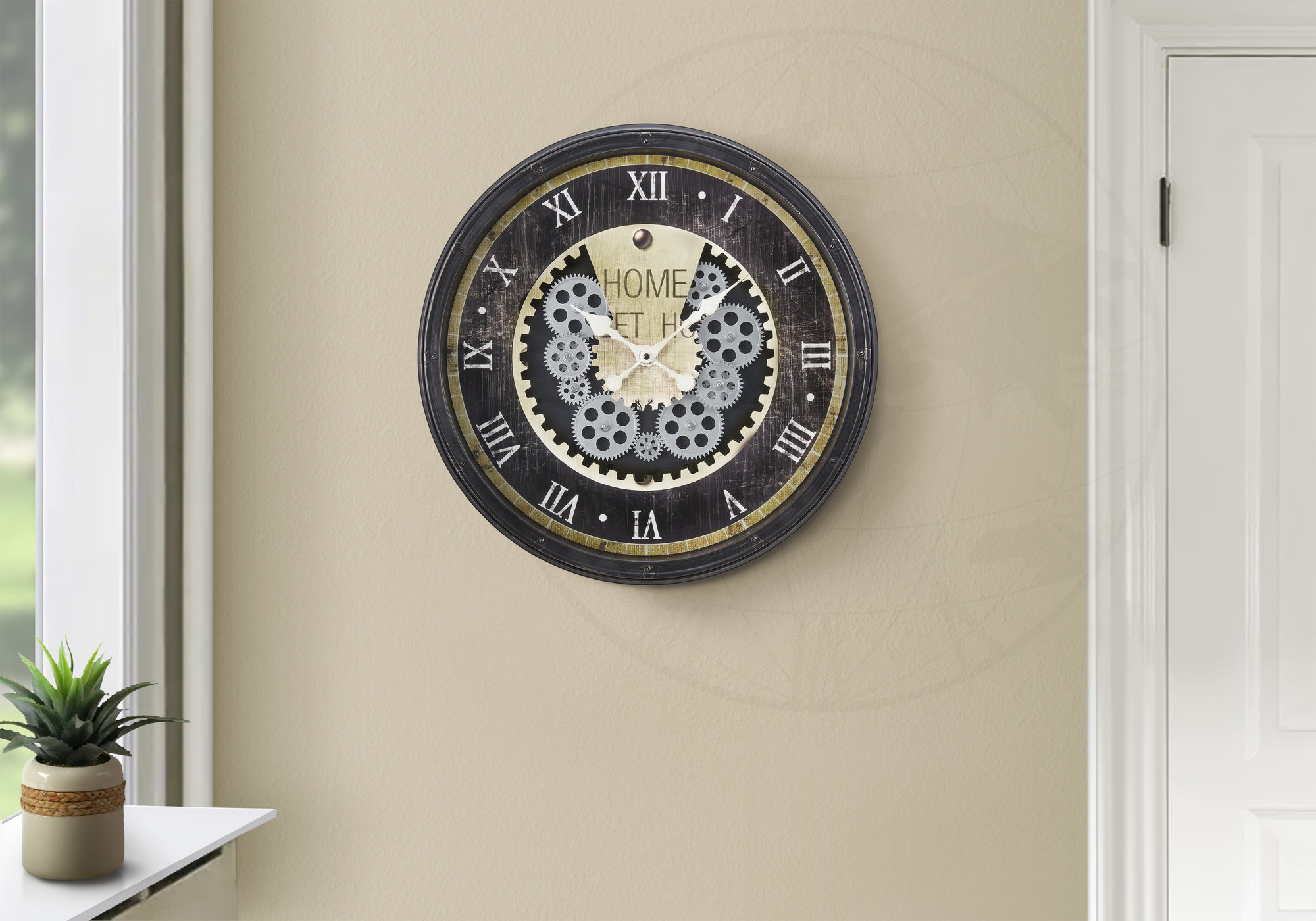 August Grove® 20" Transitional Round Wall Clock | Wayfair
