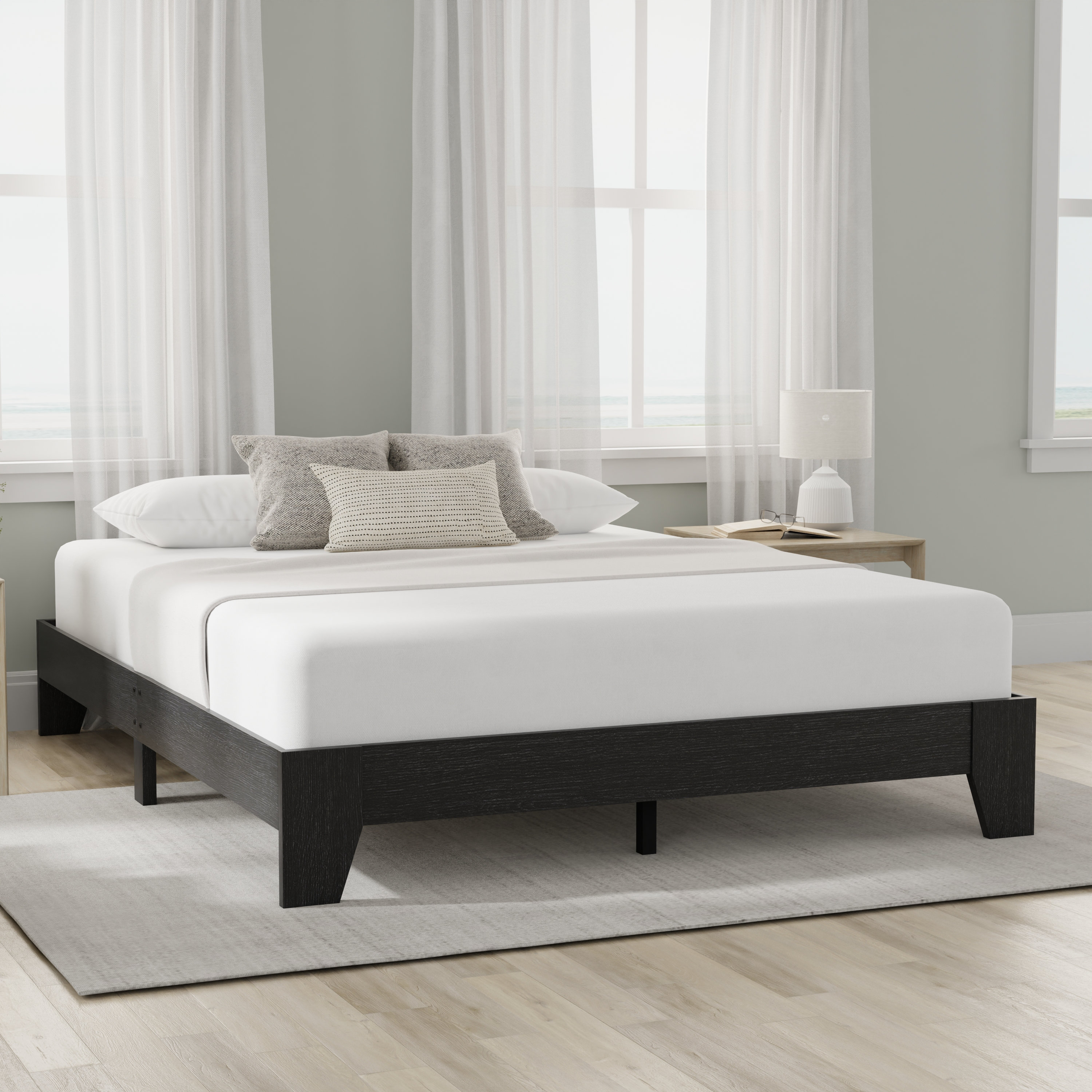 Lark Manor™ Heiss Open-Frame Bed & Reviews | Wayfair
