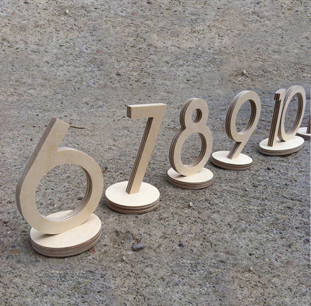 aMonogram Art Unlimited Numbers Table Top Decor | Wayfair