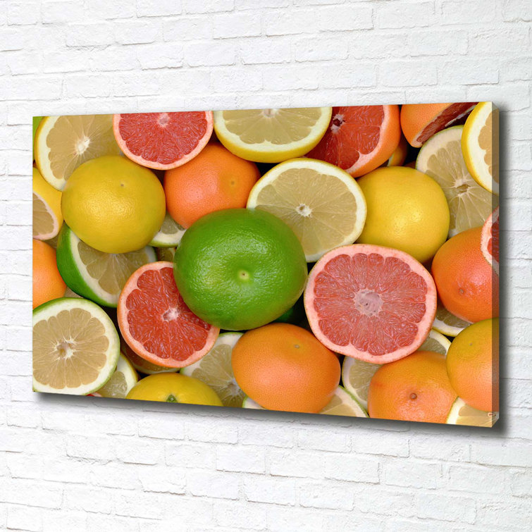 Brayden Studio Citrus Fruits - Wrapped Canvas Art Prints | Wayfair.co.uk