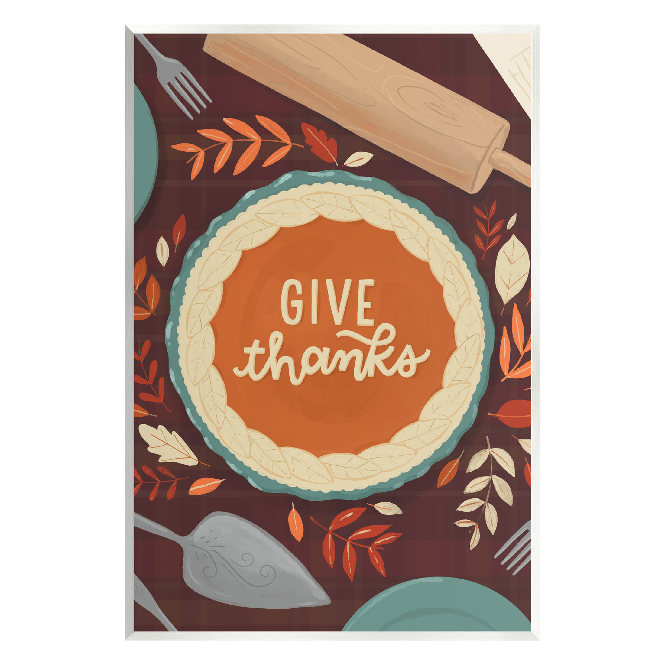 Stupell Industries Give Thanks Kitchen Utensils at-212 - Wayfair Canada