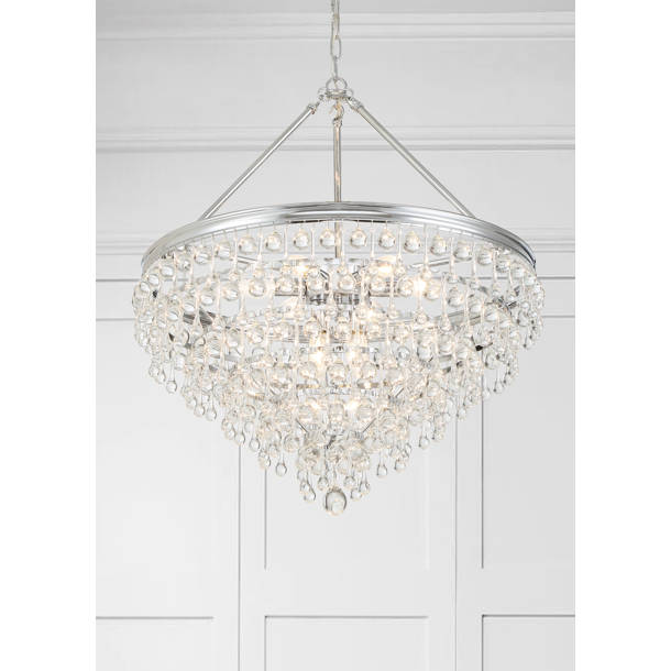 House of Hampton® Hendley Crystal Flush Mount | Wayfair