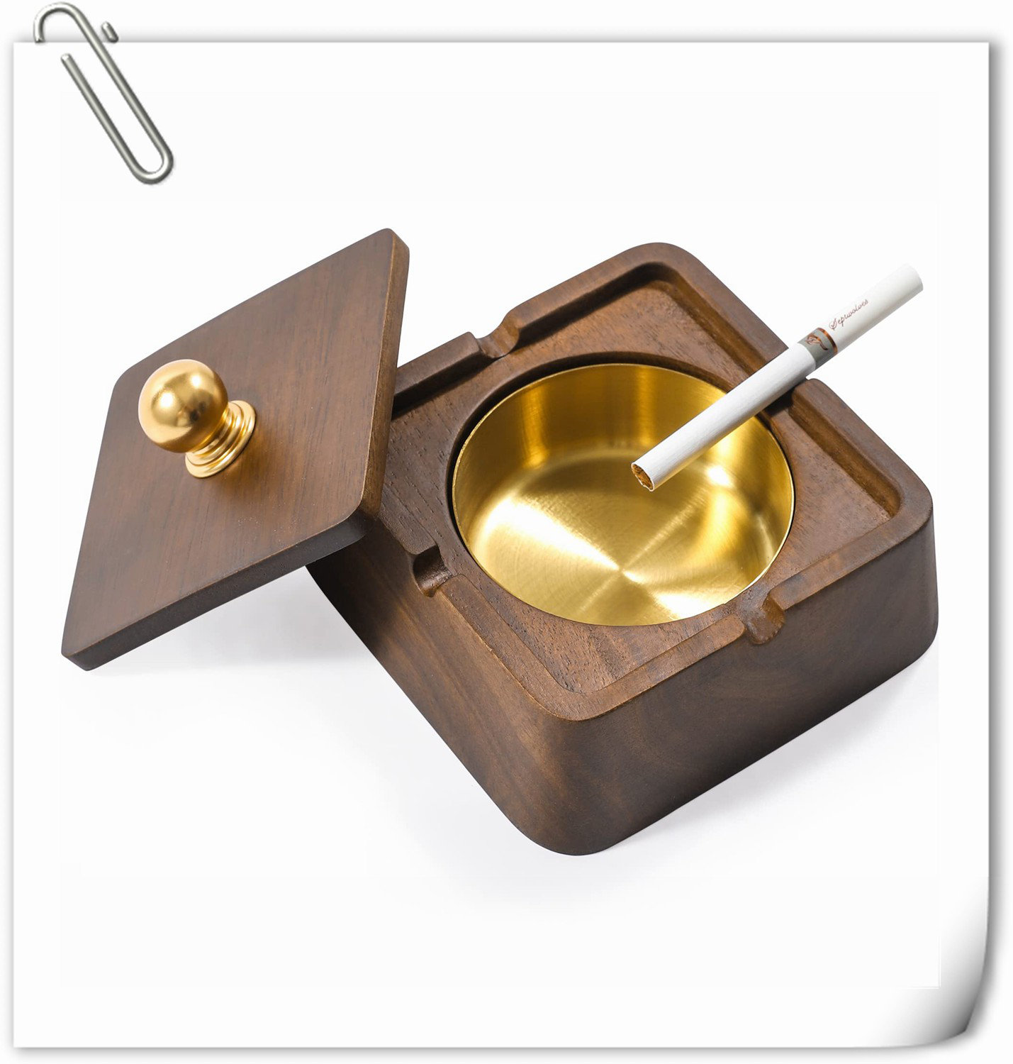 GLOBAL GIRLS LLC Cool Ashtrays For Cigarettes Outdoor Trapezoidal Ash ...