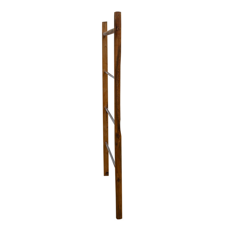 Union Rustic Norma Textile 1.5 ft Wood Ladder | Wayfair.co.uk