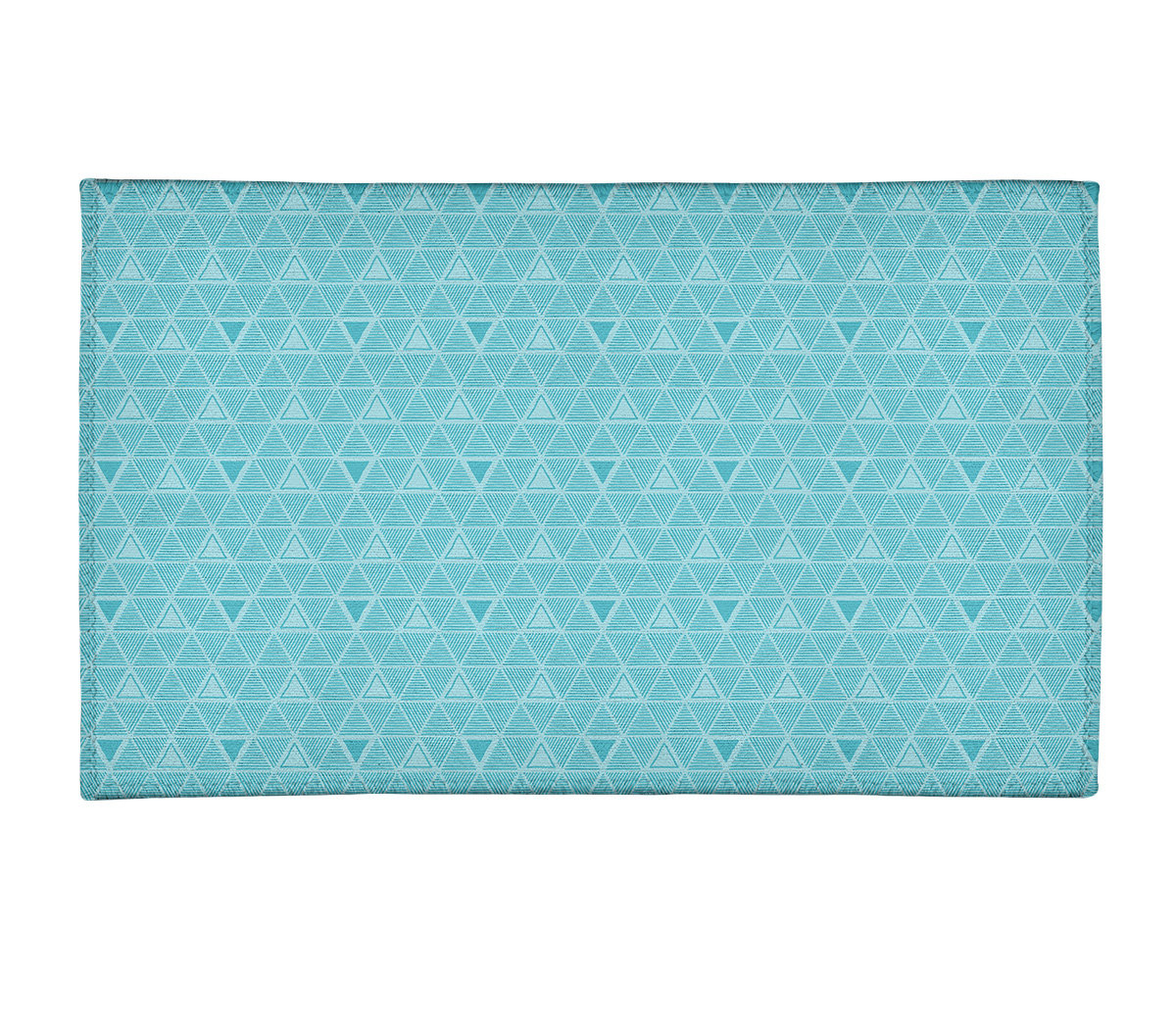 East Urban Home Hand Drawn Triangles Dark Teal/Light Teal Area Rug ...