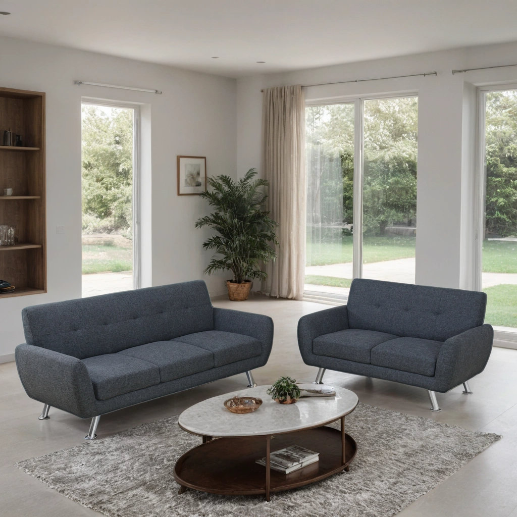 Ebern Designs 2-Piece Living Room Sofa Set | Wayfair