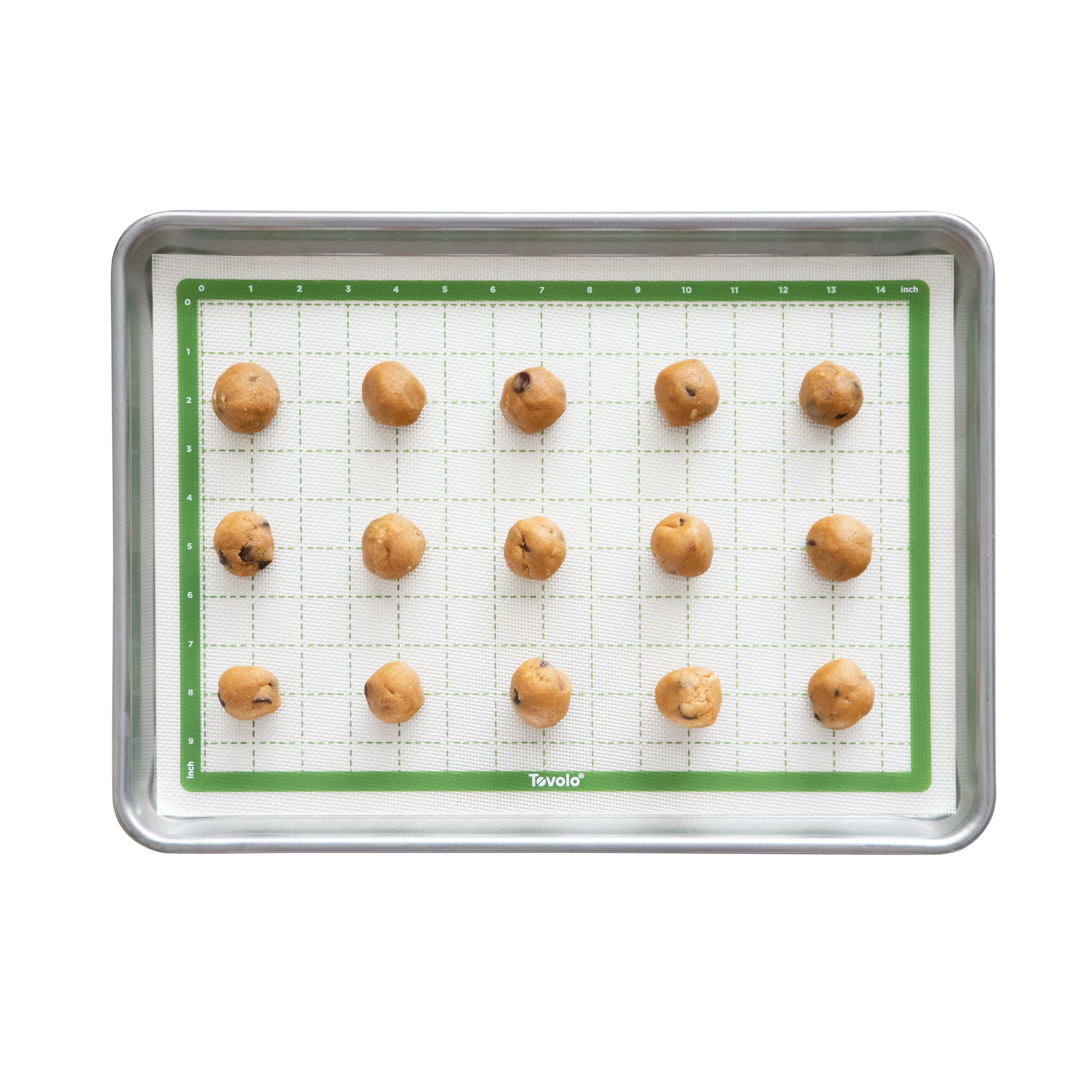 Tovolo Pro-Grade Sil 1/2 Sheet Pan Mat With Grid For Baking & Reviews ...