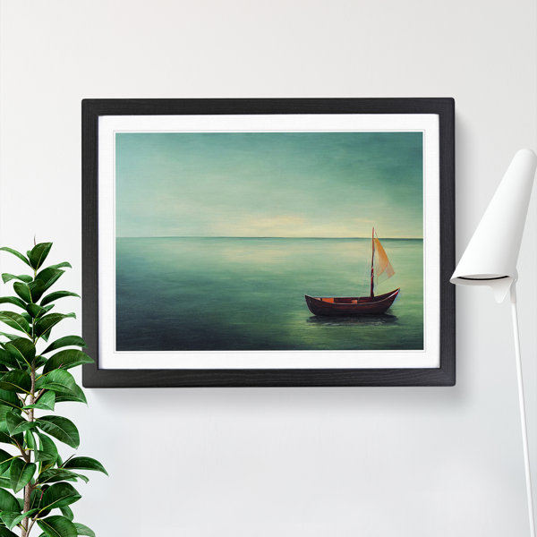 Breakwater Bay Boat Sailing - Single Picture Frame Painting | Wayfair.co.uk