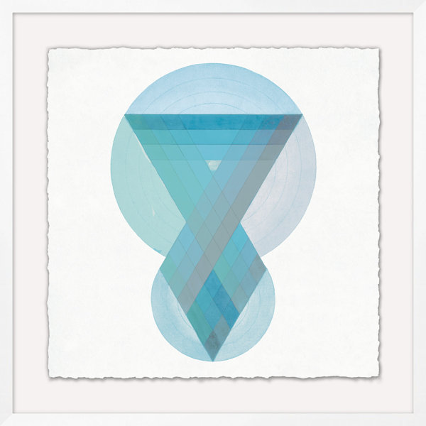 Wendover Art Group Intertwined Shape Intertwined Shape 1 Framed On ...