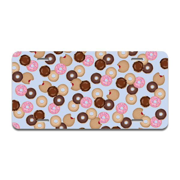 SignMission Donut Binge Aluminum Licence Plate| Licence Plate 12" X 6 ...