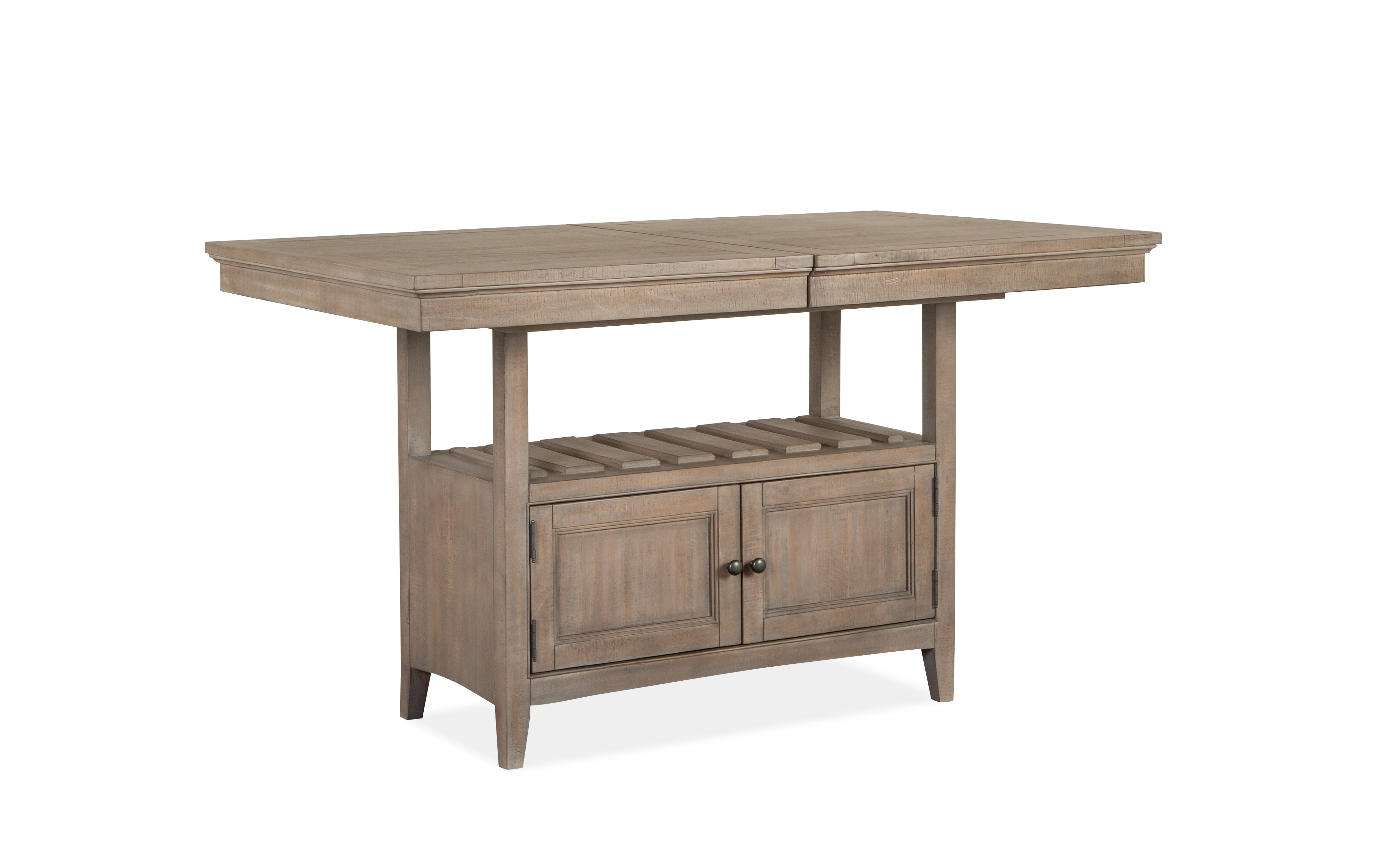 Lark Manor™ Arli Counter Height Extendable Pine Solid Wood Dining Table ...