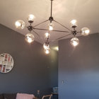 Wade Logan® Hewett 10 - Light Dimmable Modern Linear Chandelier ...