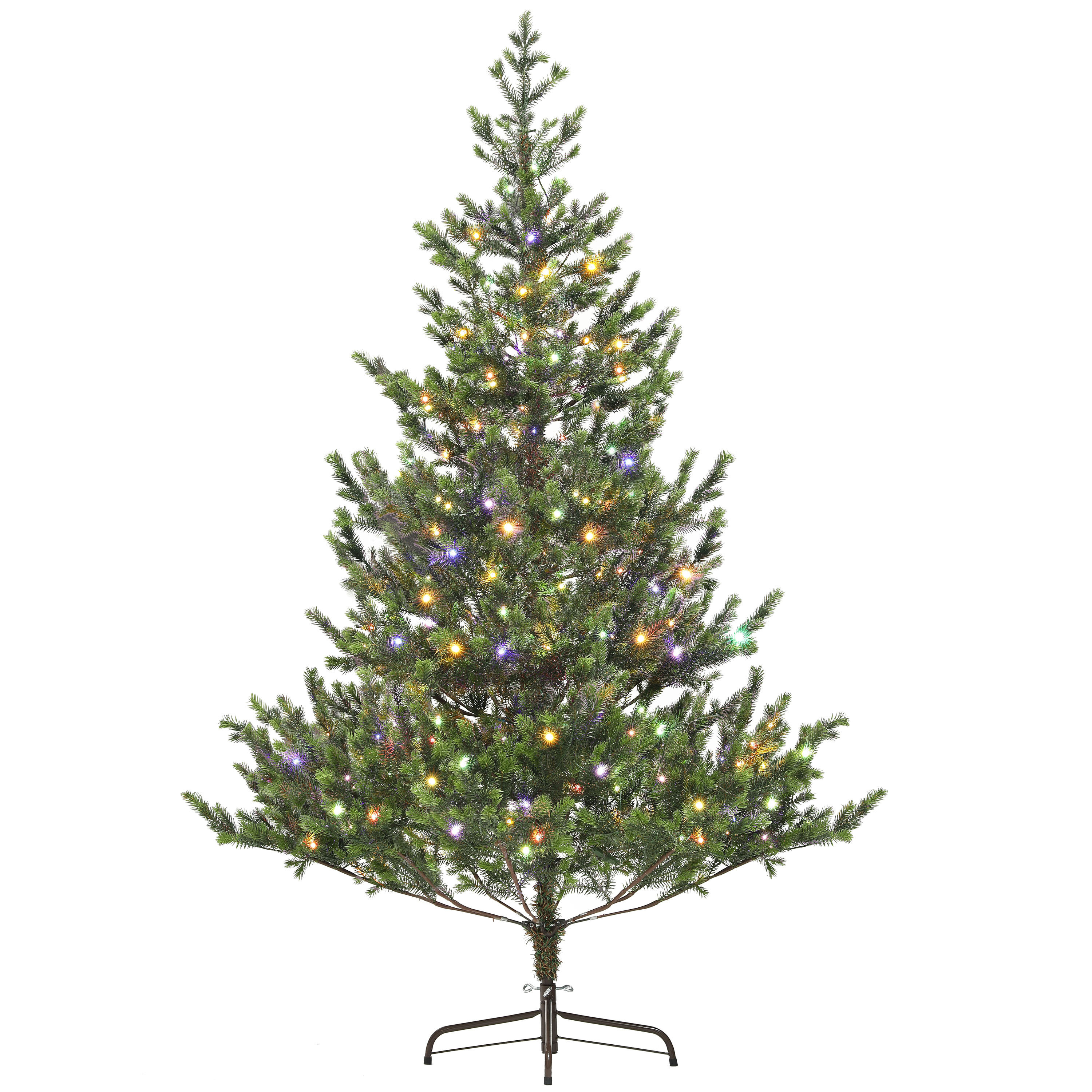 The Holiday Aisle® Artificial Sparse Cedar Christmas Tree with LED ...