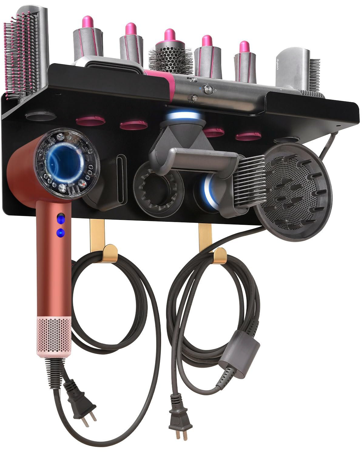 Rebrilliant Dyson Airwrap Wall Mount, 2-In-1 Dyson Airwrap Storage Box ...