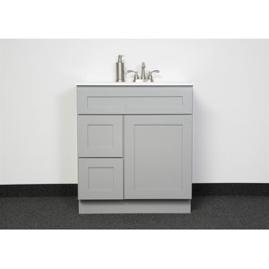 United Cabinetry 30'' Bathroom Vanity Base Only & Reviews | Wayfair