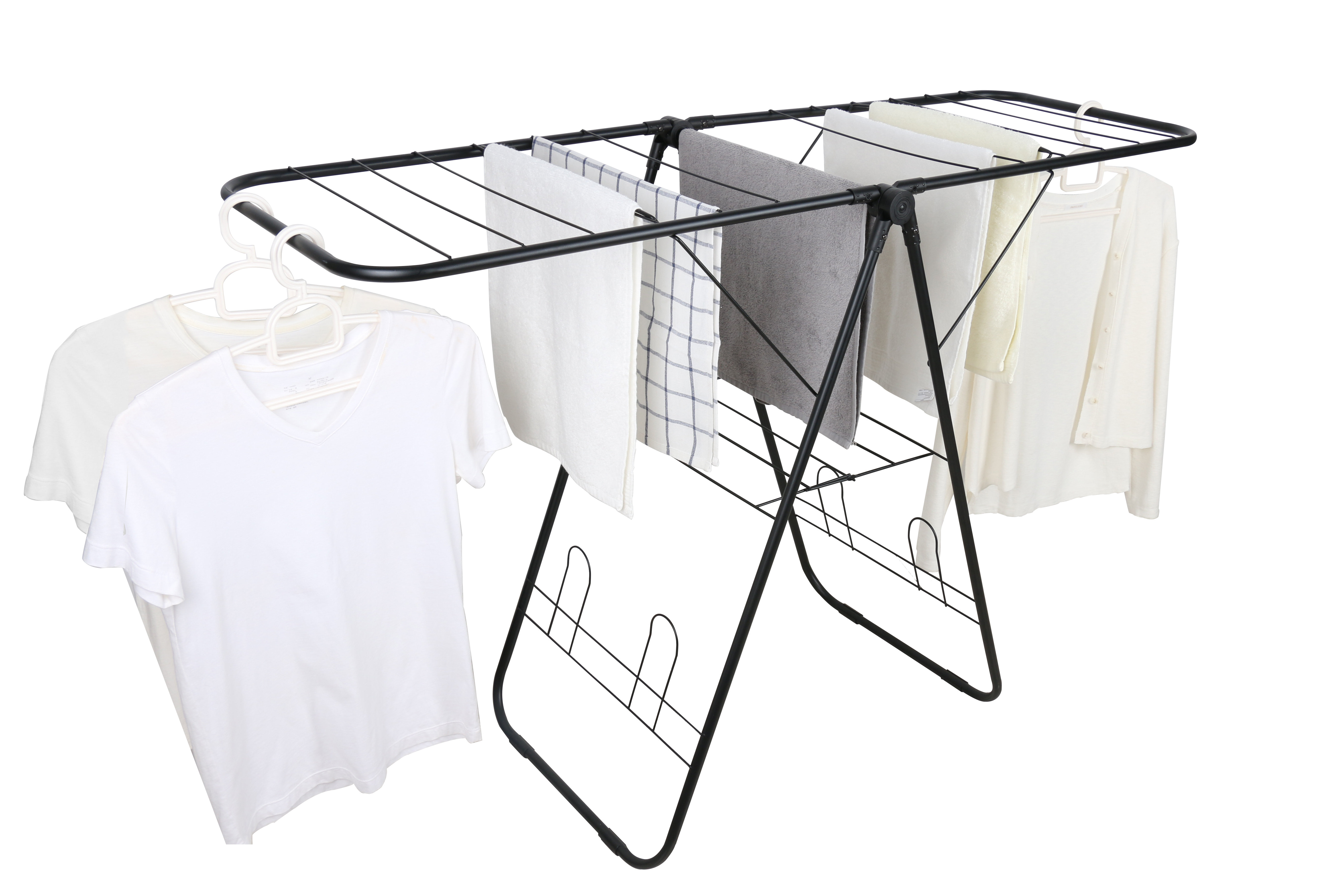 Rebrilliant Lucy Gullwing Folding Drying Rack | Wayfair