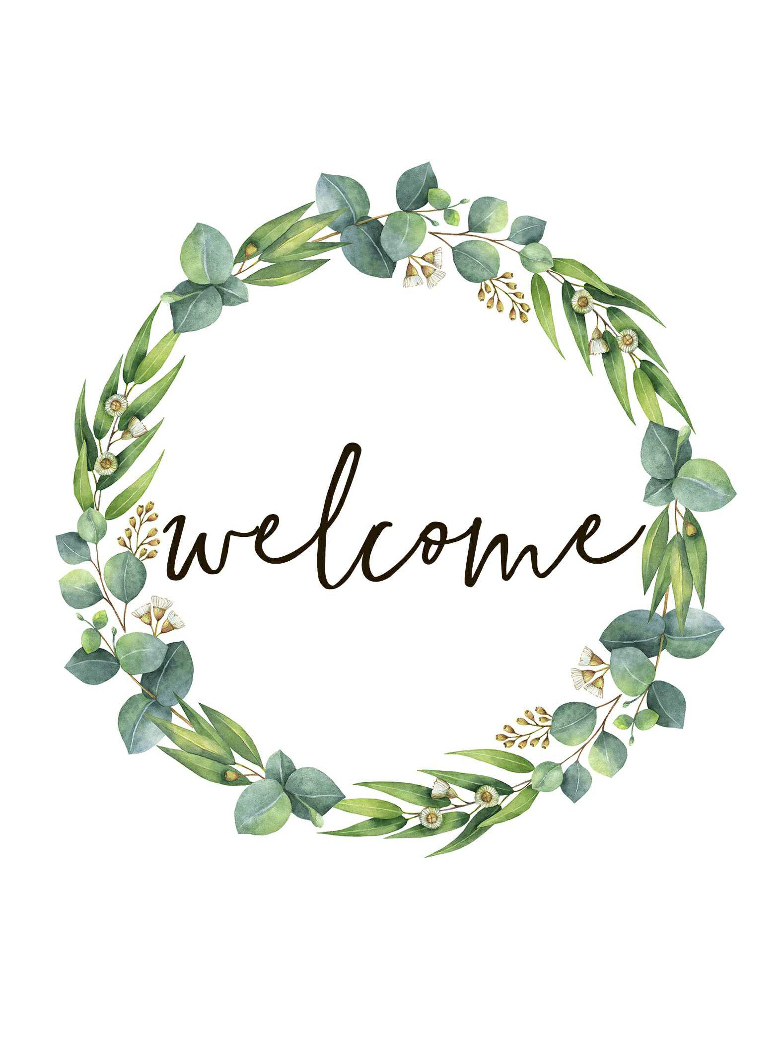 Winston Porter Welcome - Wrapped Canvas Print | Wayfair