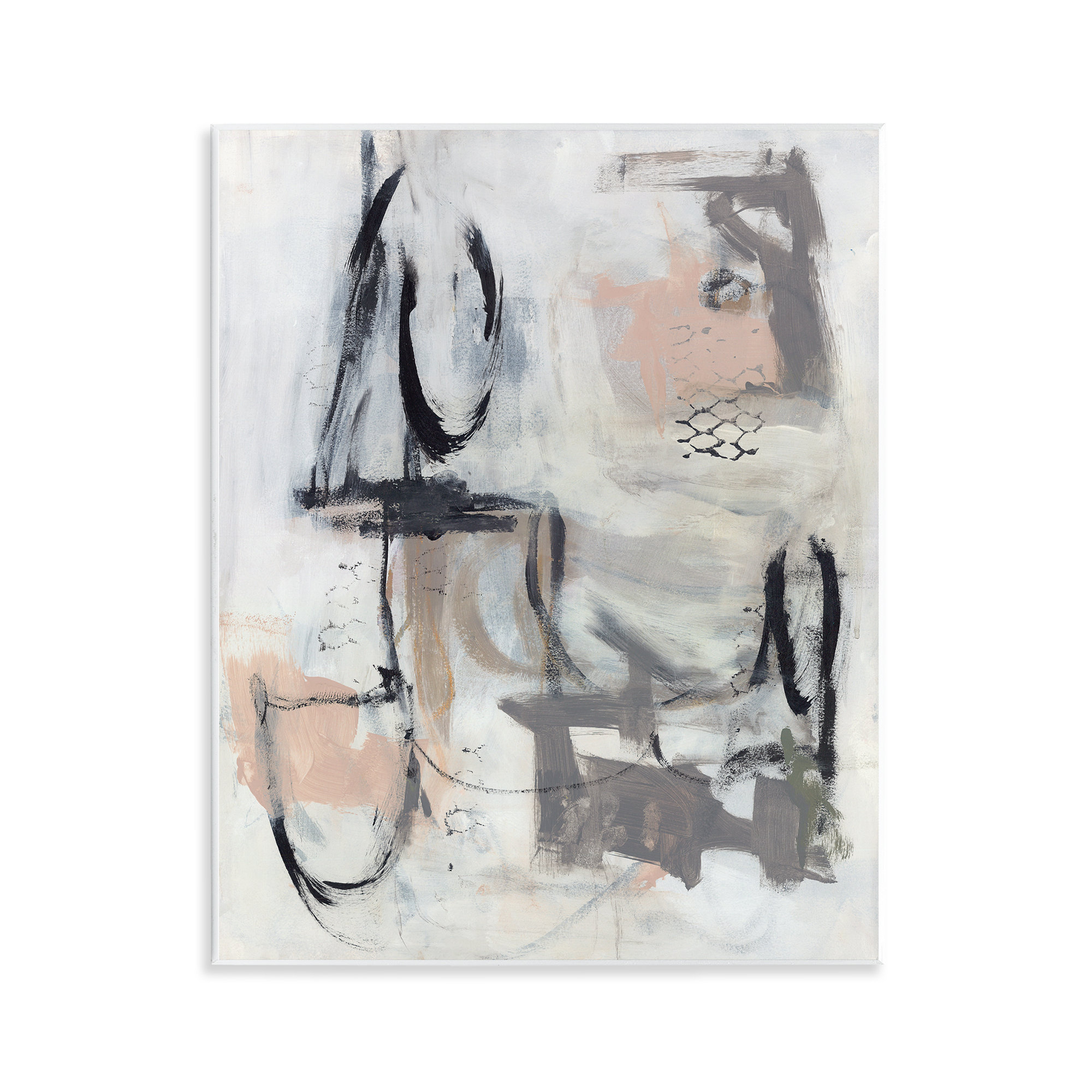 Ebern Designs Brushed Collage Abstract Wall Plaque Art by Valerie ...