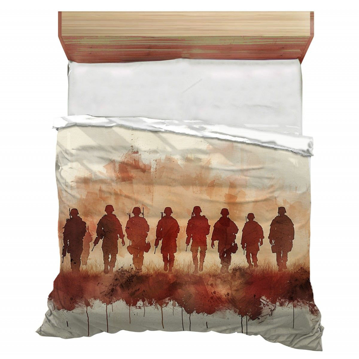 VisionDecor Soldiers Bedding Military Comforter Figures - Wayfair Canada