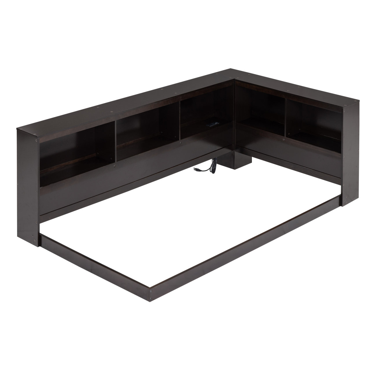 Hokku Designs Modern Grasyn Daybed With Storage Cabinets And USB Ports ...