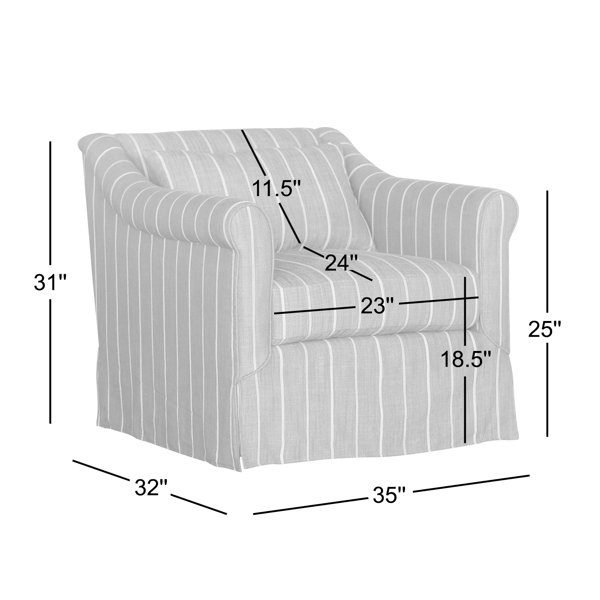 Birch Lane™ Saul 32'' Wide Swivel Armchair & Reviews | Wayfair