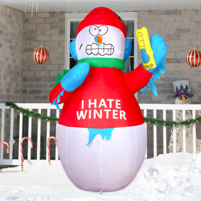 GOOSH Christmas Inflatable 6FT Snowman Inflatables Outdoor Decorations ...