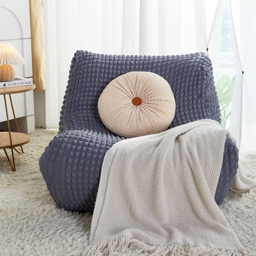 Trule Fireside Chair Cover, Lazy Floor Sofa Bean Bag Couch Cover ...