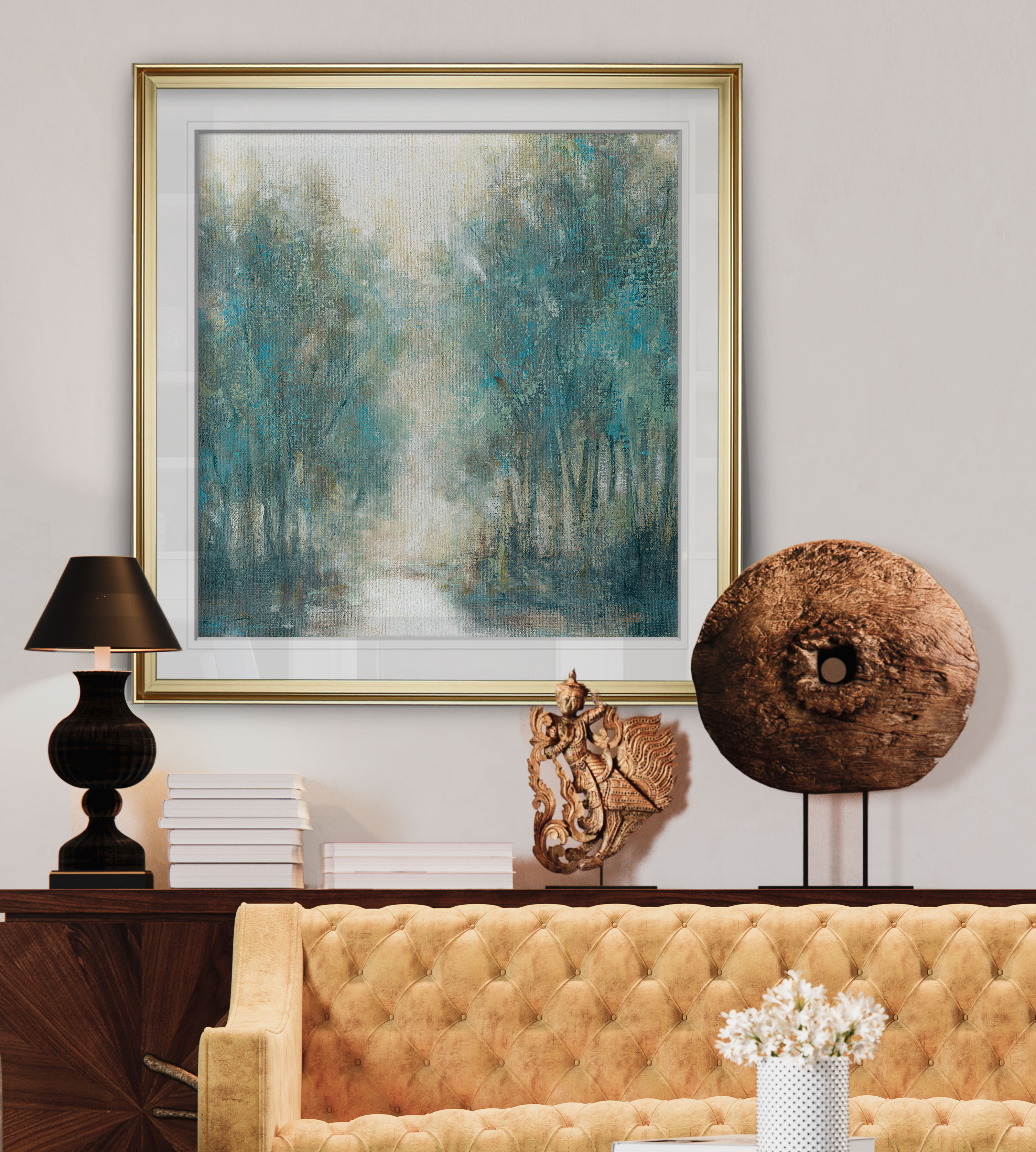 Winston Porter 'Lakeside Groves' Framed Print & Reviews | Wayfair
