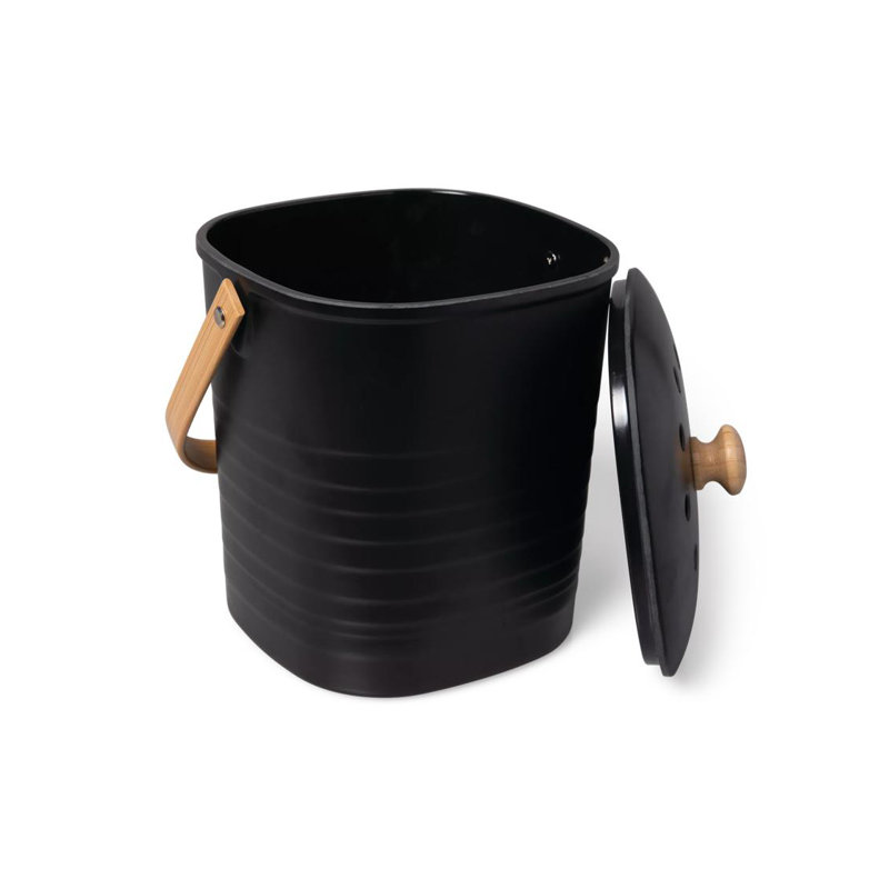 Gardener's Supply Company Contemporary Eco-Bamboo Compost Pail | Wayfair