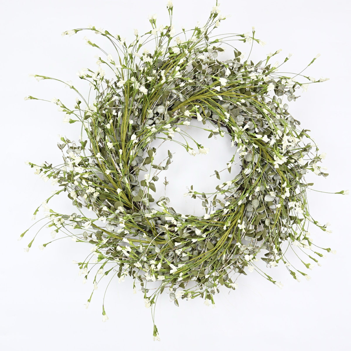 One Allium Way® 26" Artificial Farmhouse Blossoms Cluster Mini ...