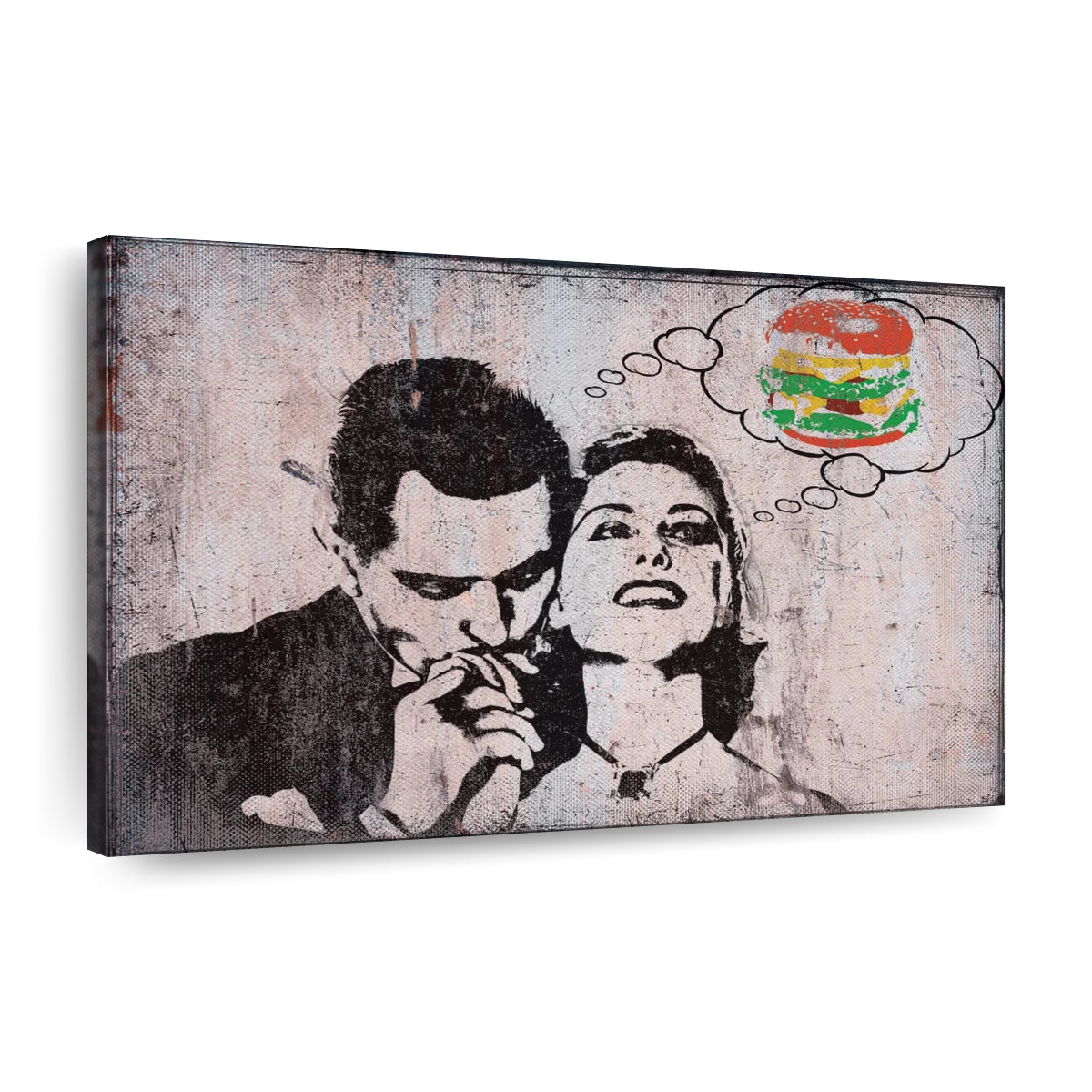 Winston Porter True Love Burger Canvas Print - Wayfair Canada